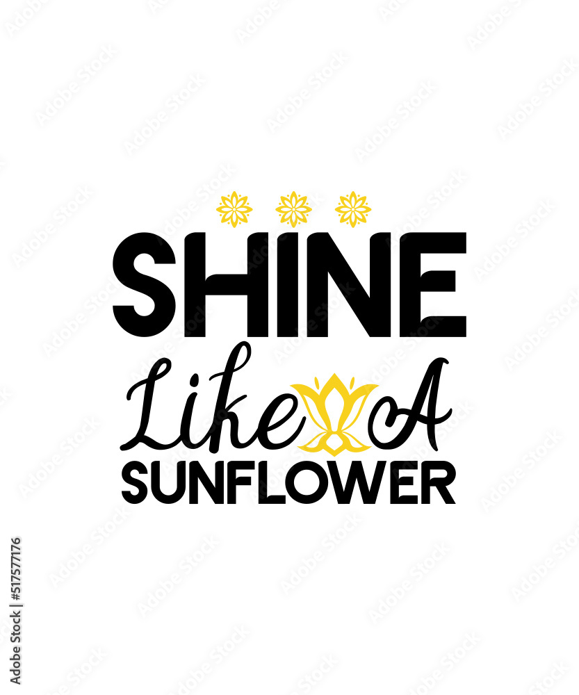 Sunflower Svg Bundle Sunflower Svg Flower Svg Monogram Svg Half