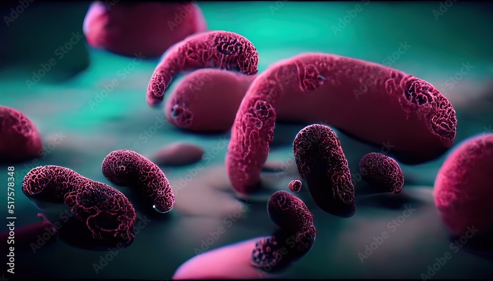 Bacteria microflora or microbiota flora bacterium microbe for healthy ...