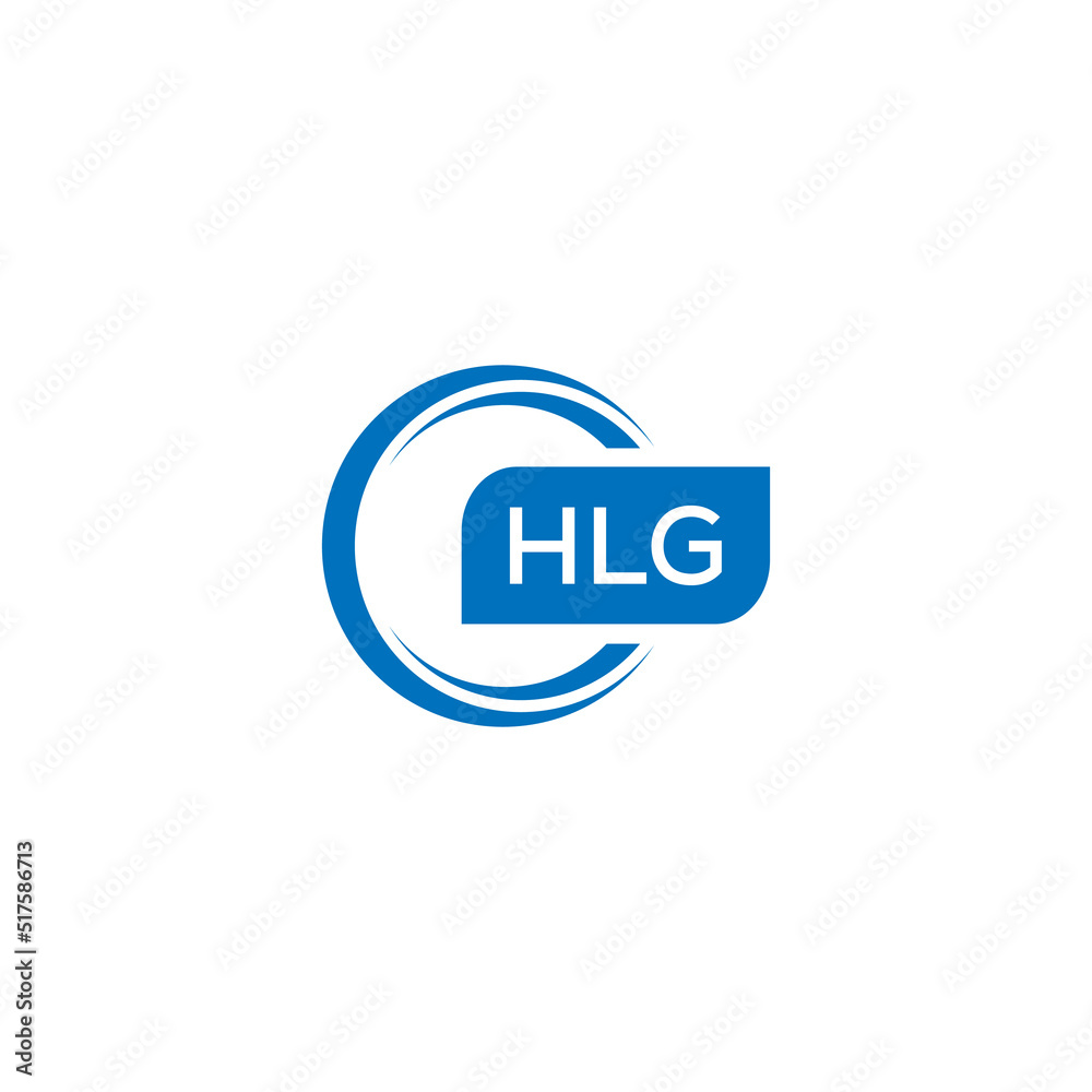 HLG letter design for logo and icon.HLG typography for technology ...