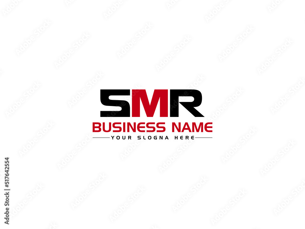 Premium SMR Logo Letter, Creative SM s m r Logo Icon Vector With ...
