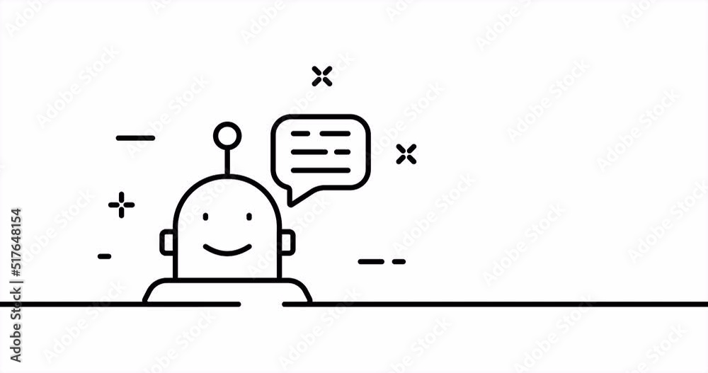 Chat bot. Robot, answering machine, call center, service, support, work ...