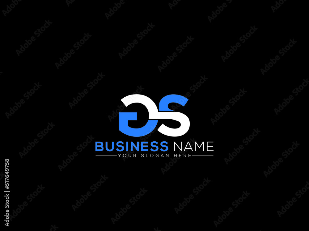 Monogram GS Logo Letter Vector, Creative Gs sg Logo Icon Design With ...