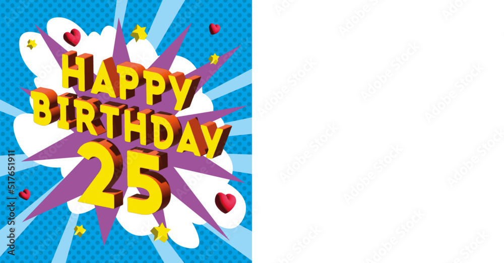 Carte Joyeux Anniversaire 25 ans 2023 CC 3 Stock Vector | Adobe Stock Carte Joyeux Anniversaire 25 ans 2023 CC 3 Stock Vector | Adobe Stock