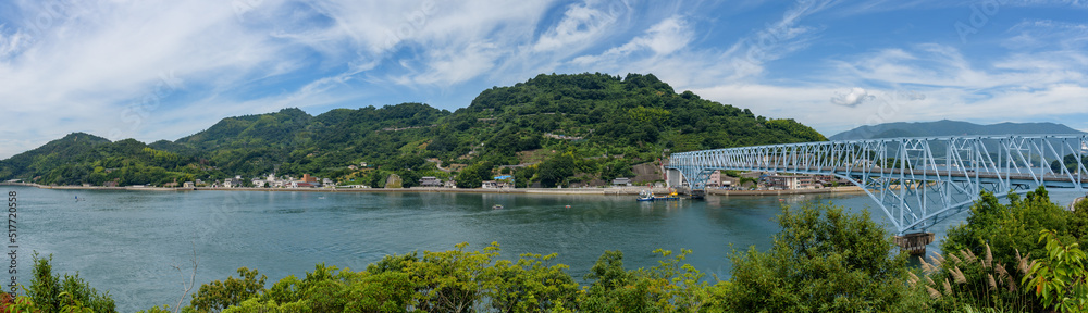 Coastal scenery of the Seto Inland Sea, Tobishima Seaway View from ...