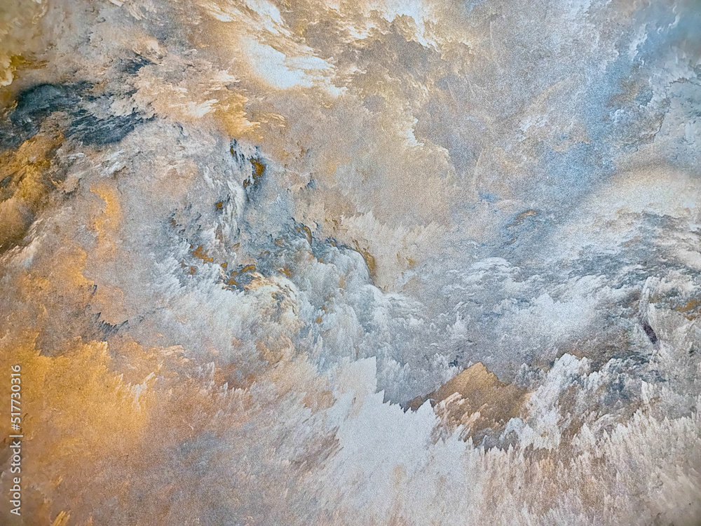 Spotted multi-colored background from decorative plaster with abstract ...