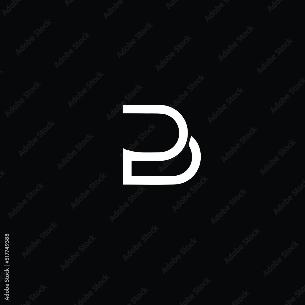 PB PD Logo Design, Creative Minimal Letter PD PB Monogram Stock Vector ...