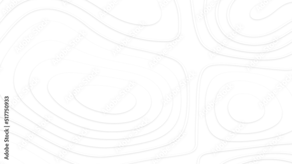 White paper cut white background. Abstract realistic papercut ...