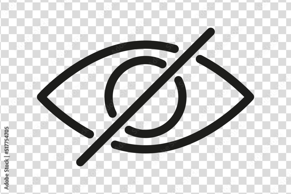 Password hidding icon. Icon for data privacy and sensitive content mark ...