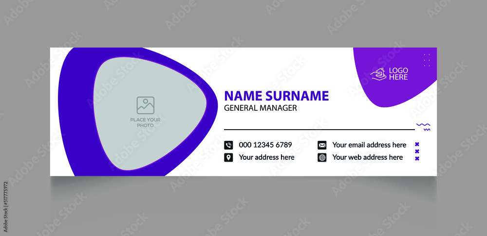 Professional Email Signatures Template Design and email footer and ...