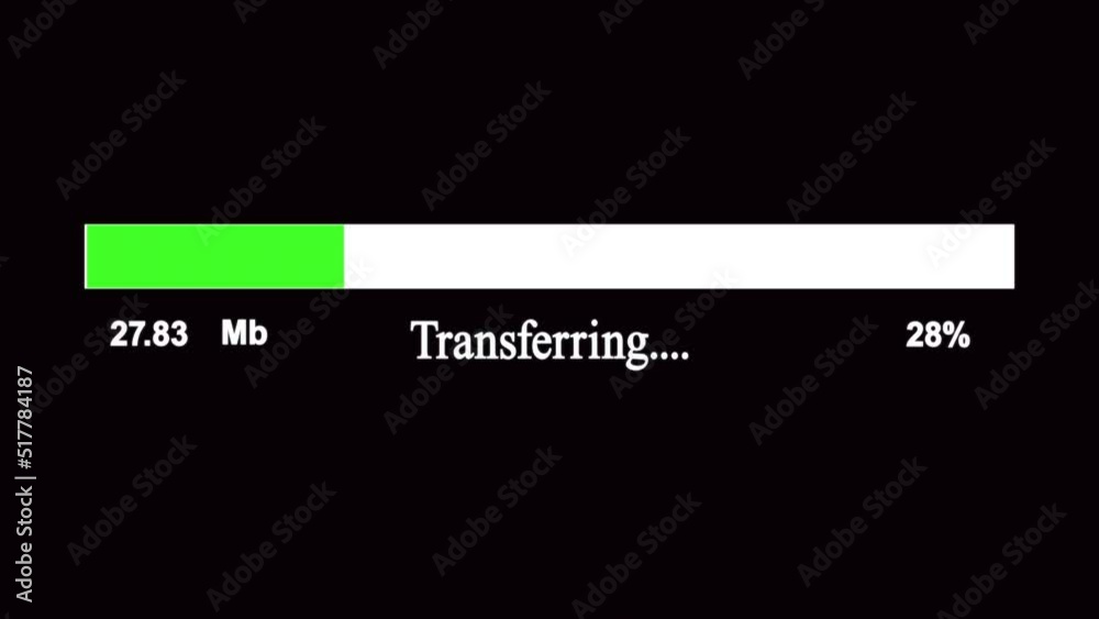 Vidéo Stock Loading Bar progress, Status bar, data loading, Loading ...