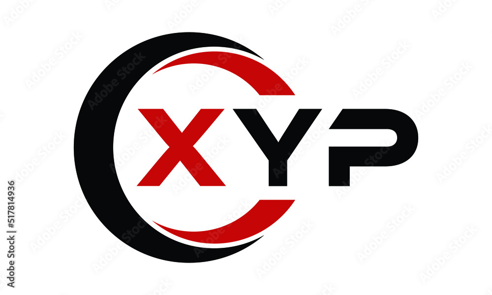 XYP swoosh three letter logo design vector template | monogram logo ...
