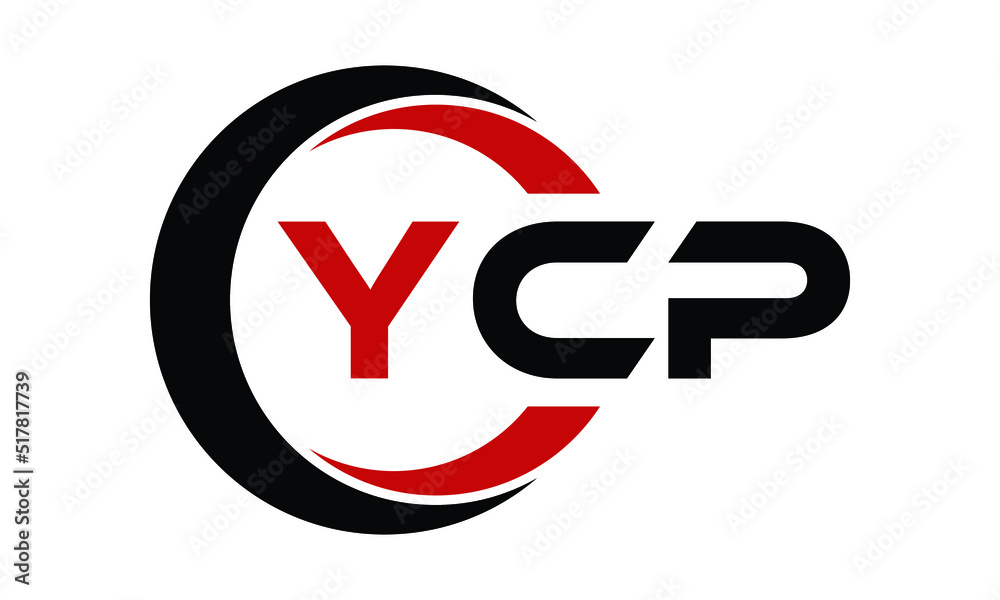 YCP swoosh three letter logo design vector template | monogram logo ...