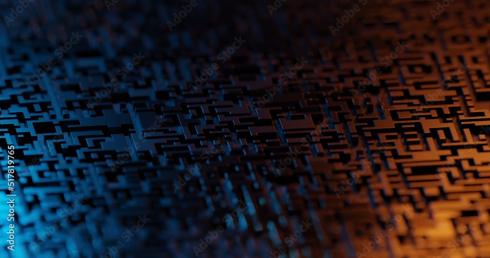 Abstract 3d design background with gpu cpu technology pattern of lines ...
