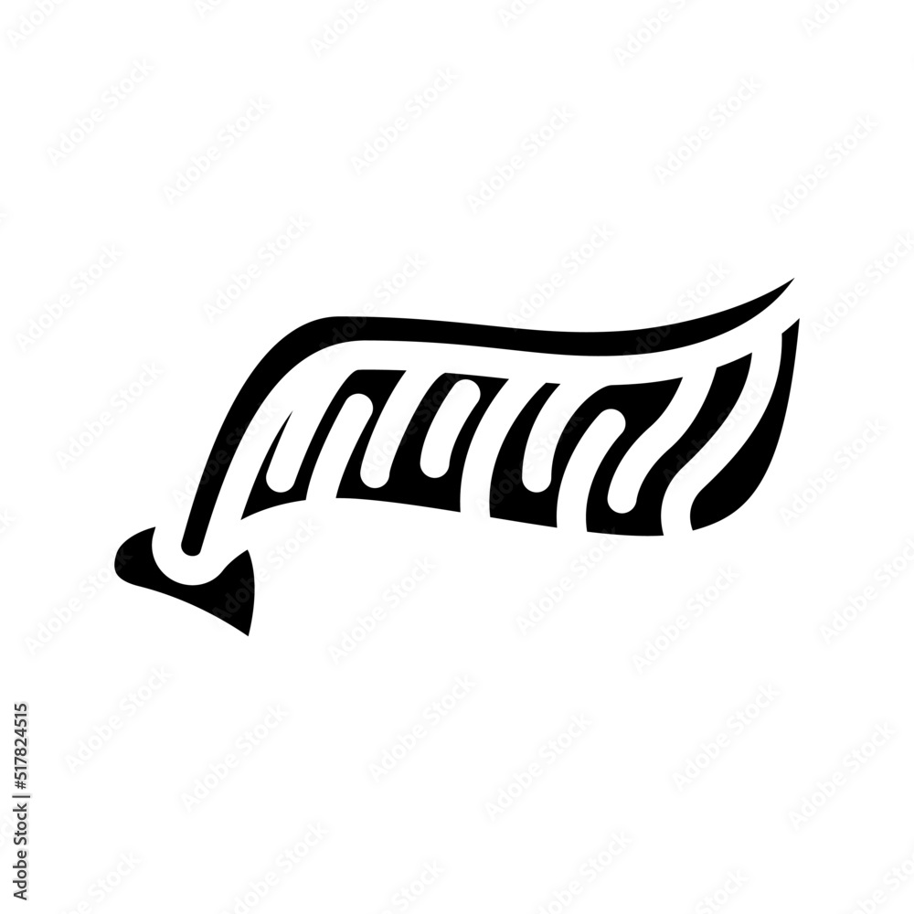 snitch wing from harry potter glyph icon vector. snitch wing from harry ...