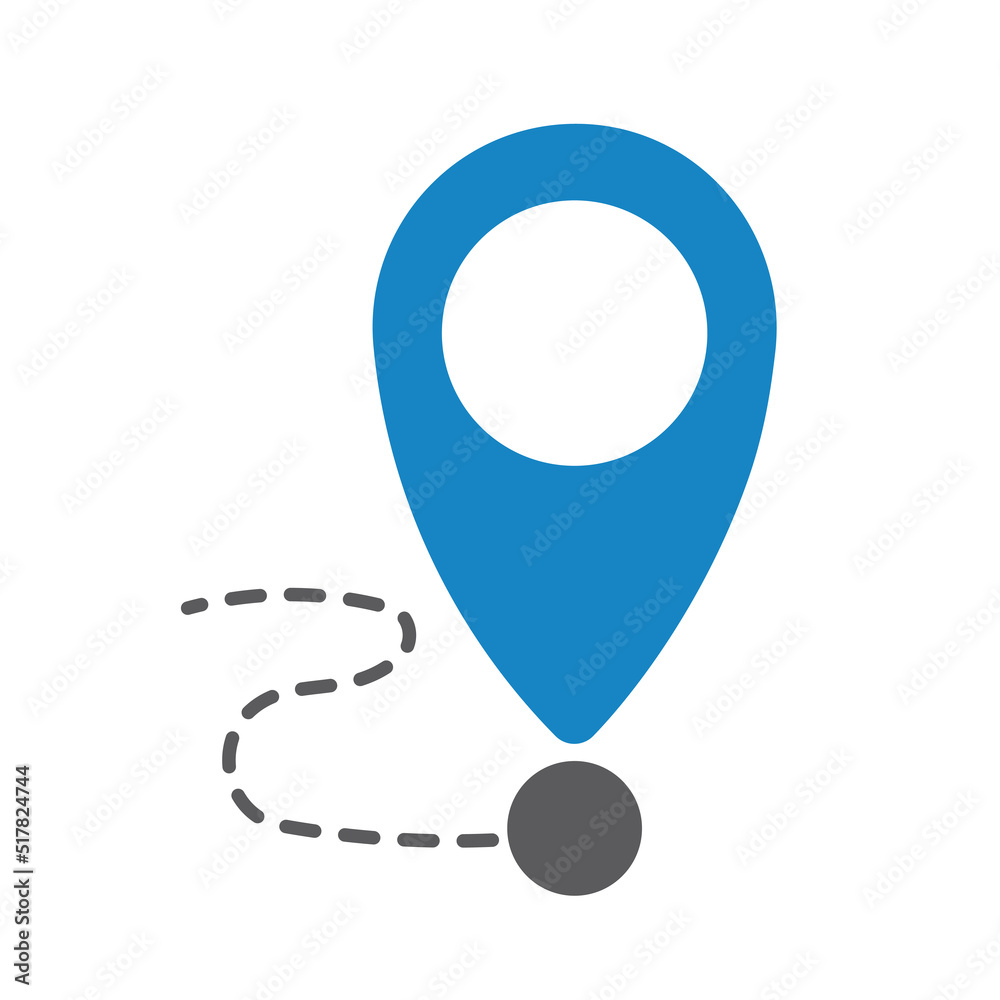 Location icon vector free download in blue clipart symbol maps ...
