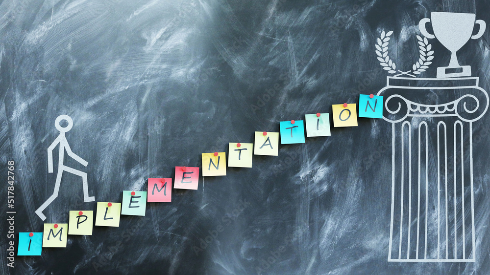 Implementation make steps to success, wealth and prosperity in personal ...