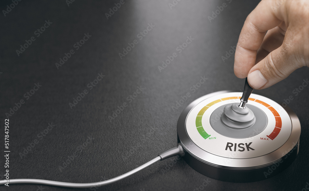 Monitoring risks. Making a risky choice. Stock Photo | Adobe Stock