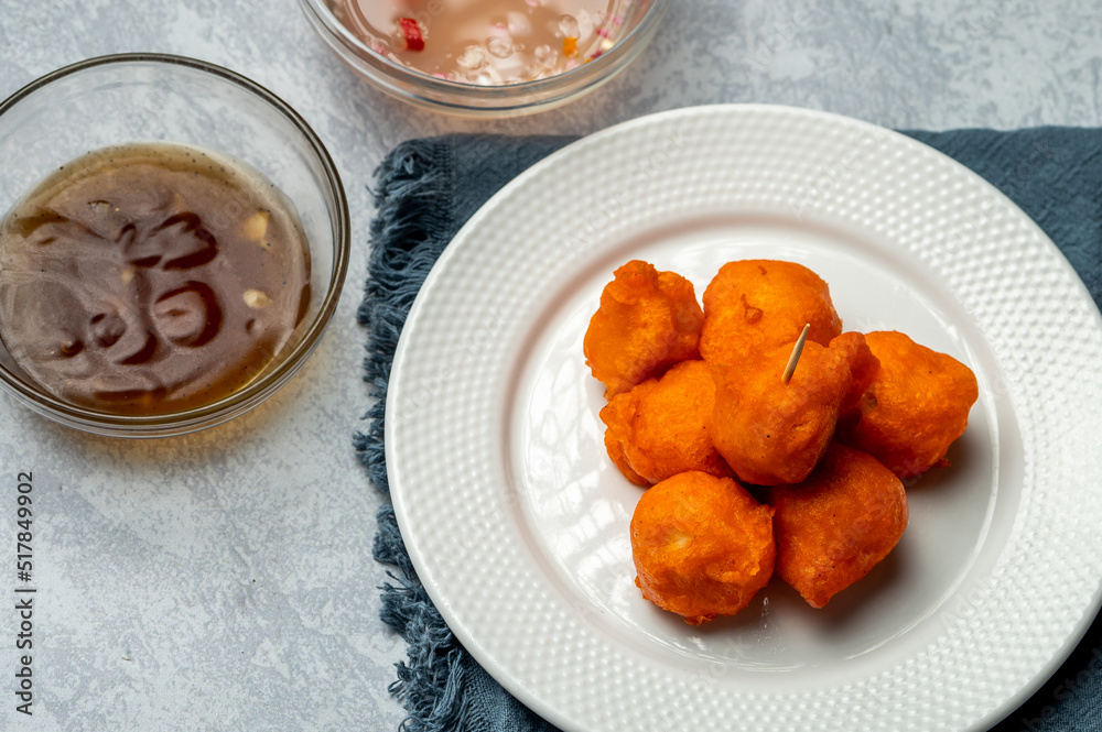 Tokneneng or tukneneng is a tempura-like Filipino street food made by ...