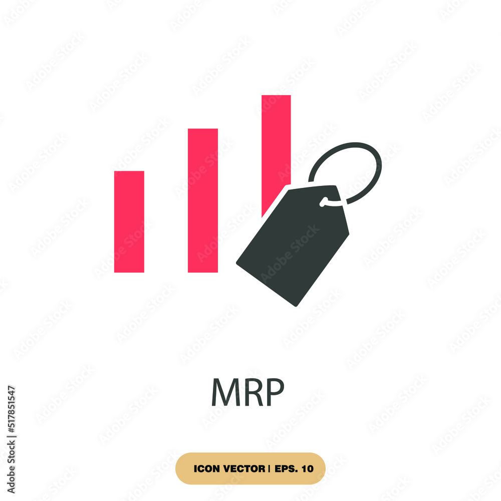 mrp icons symbol vector elements for infographic web Stock Vector ...