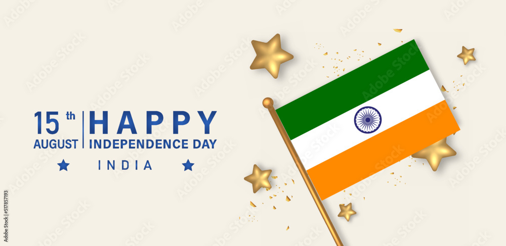 Happy 75th Independence Day of India Vector Illustration. Happy ...