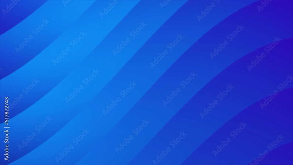 Bright blue gradient waves seamless looping motion background. 4K ...