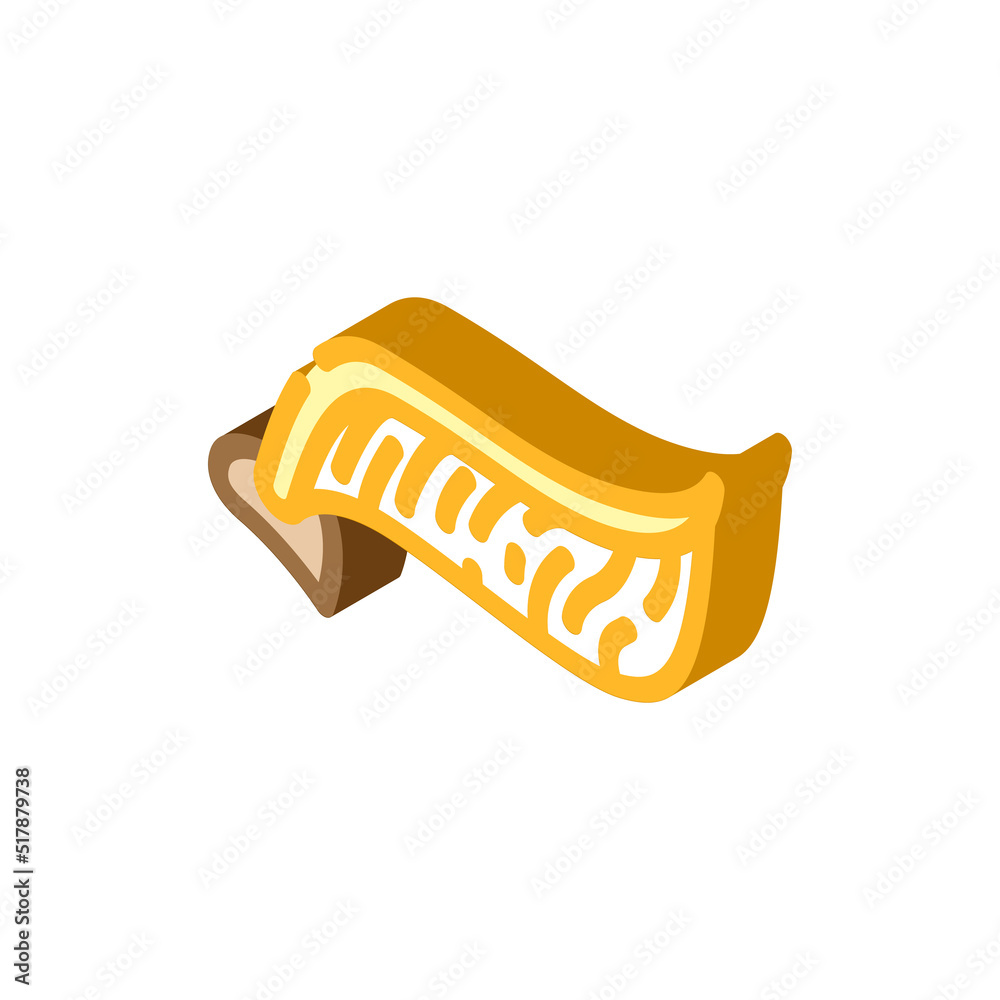 snitch wing from harry potter isometric icon vector. snitch wing from ...