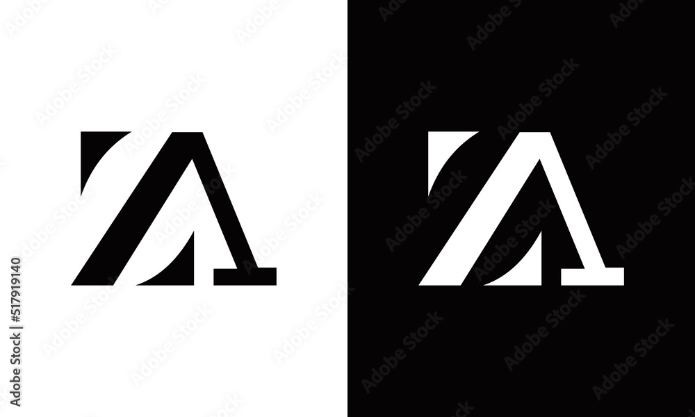letter za symbol logo Stock Vector | Adobe Stock