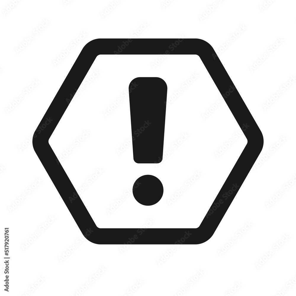Caution warning sign sticker. Flat Hazard warning vector illustration ... Caution warning sign sticker. Flat Hazard warning vector illustration ...