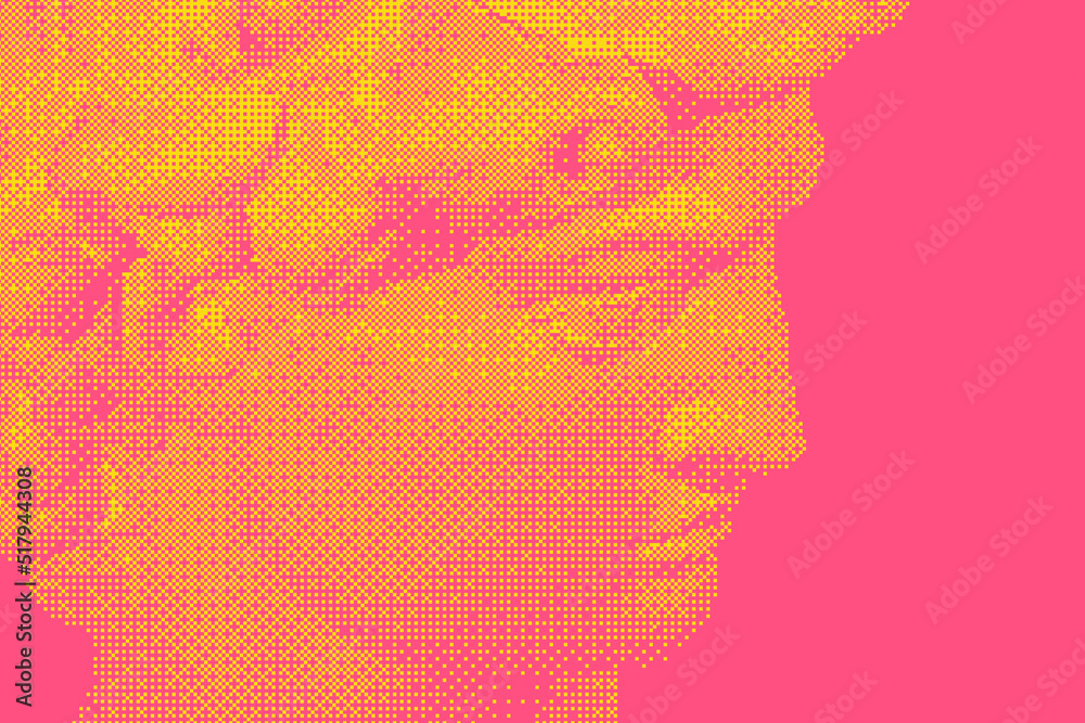 Modern creative colored graphic sculpture with light background ...