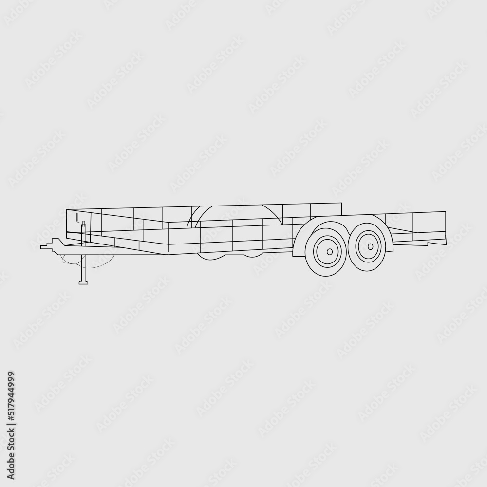Big Tex Trailers SVG Bundle Cut File, Flatbed Semi Truck Svg, Flatbed ...