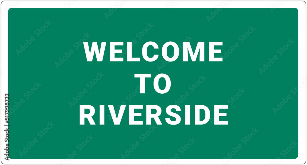 Welcome to Riverside. Riverside logo on green background. Riverside ...