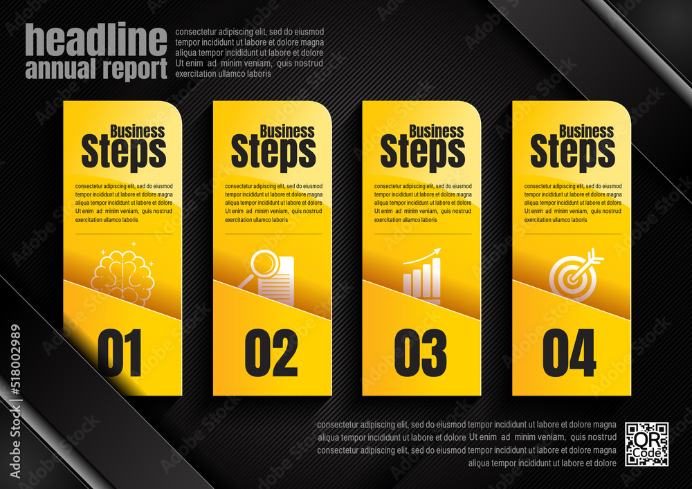 infographics design, 4 process chart diagram template for presentation ... infographics design, 4 process chart diagram template for presentation ...