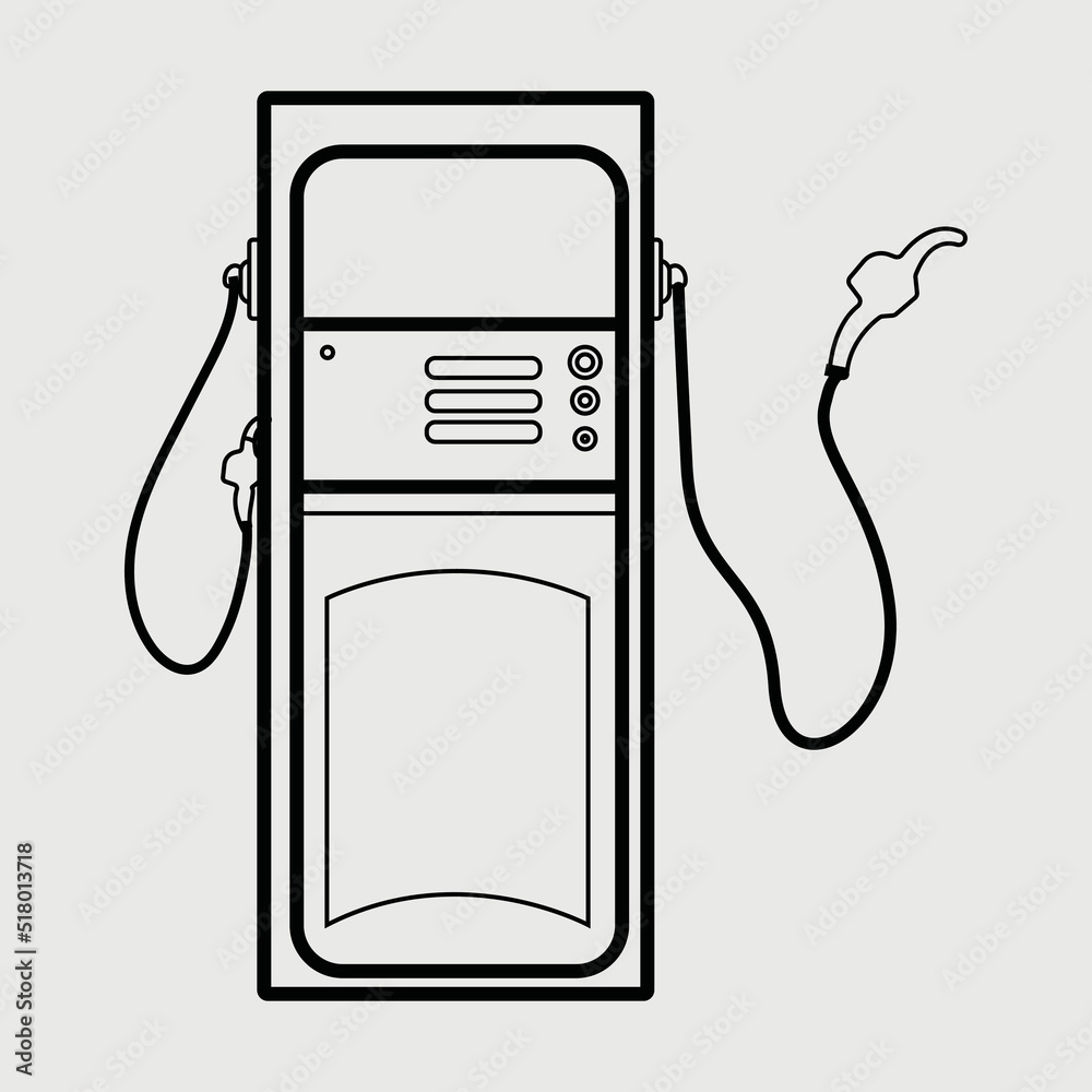 Gas Pump SVG Cut File, Gas Station Svg, Petroleum Svg, Fuel Nozzle Svg ...