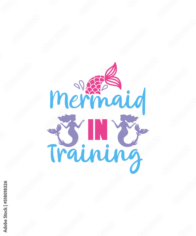 Mermaid SVG Bundle, Mermaid Monogram svg, cute mermaid, Mermaid clipart ...