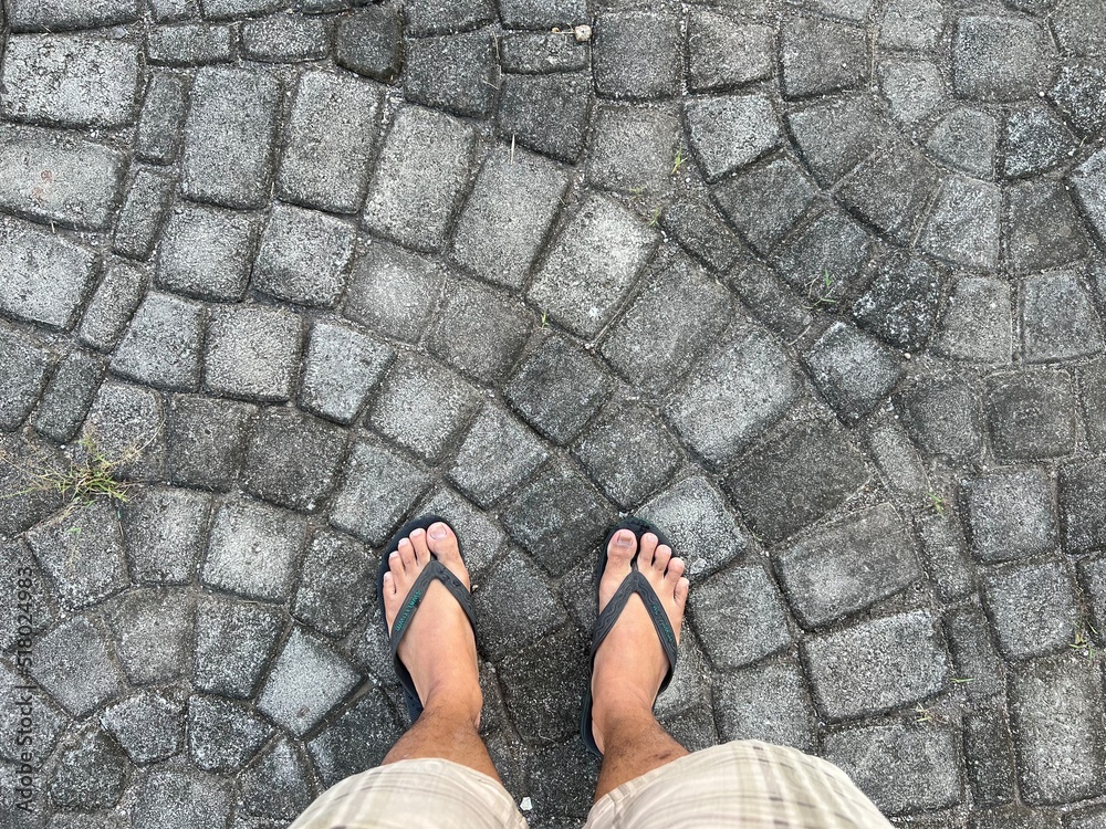 Grey White Black Hard Industrial Paved Concrete Flooring Texture ...