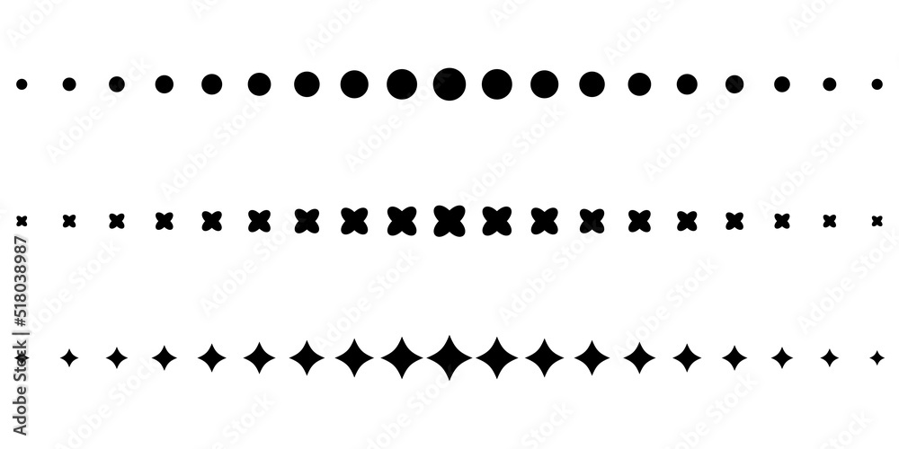 Line pixel. Dotted vector set. Vector illustration. Stock image. Stock ...