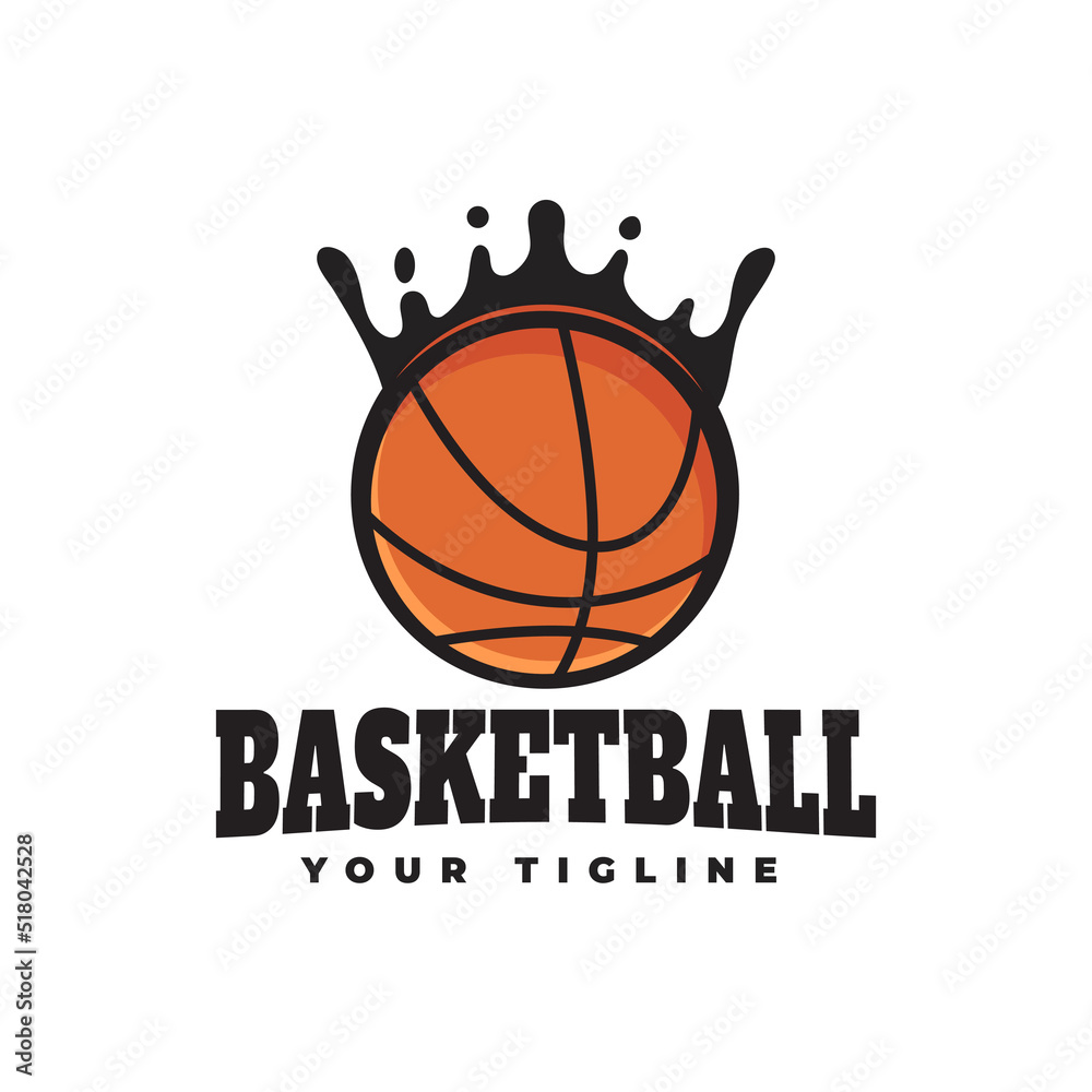 Water splash basketball logo design, symbol, American Basketball ...