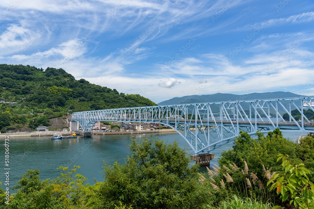 Coastal scenery of the Seto Inland Sea, Tobishima Seaway View from ...