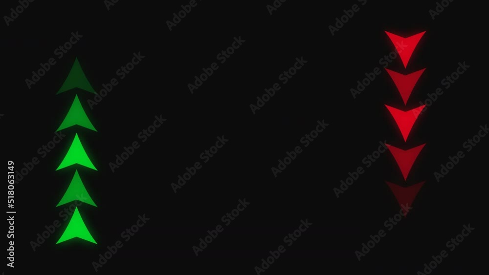 Vidéo Stock Loopable arrow background animation in 4K resolution 60fps ...