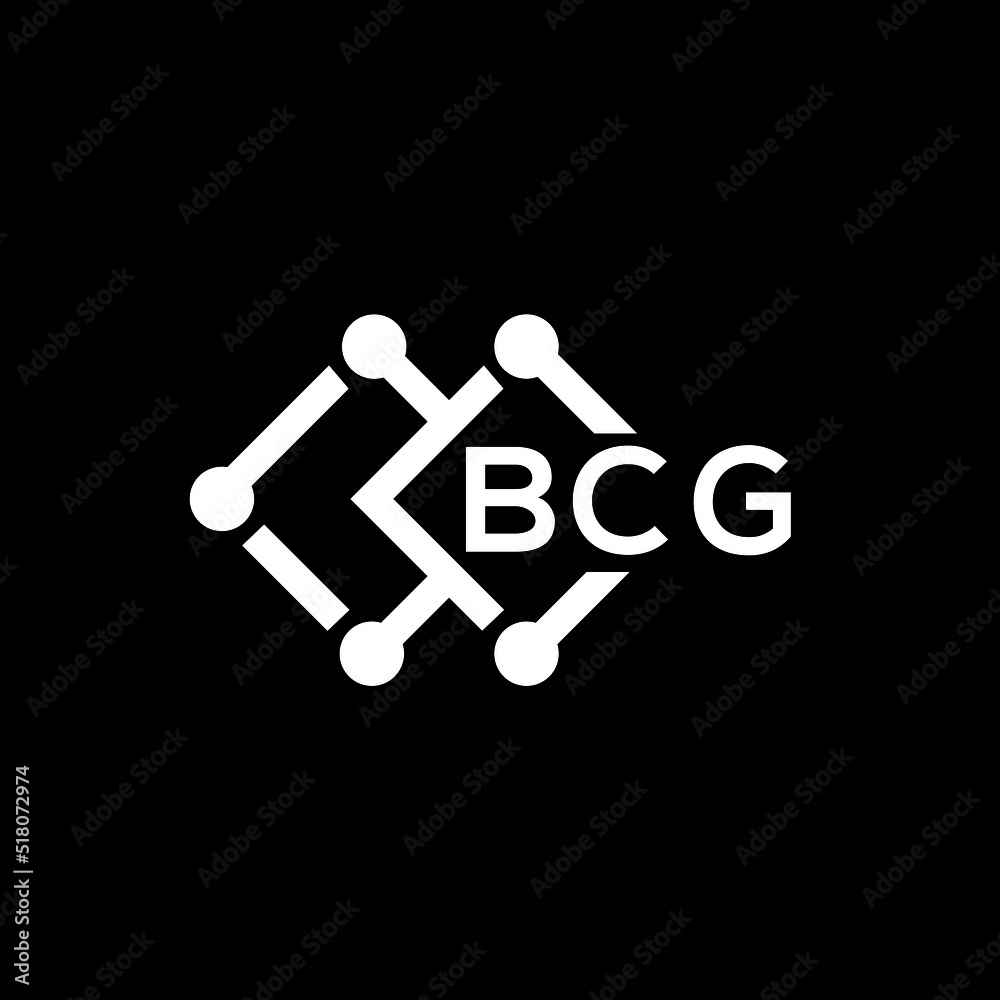BCG letter technology logo design.BCG creative initial letter logo concept.BCG letter design ...