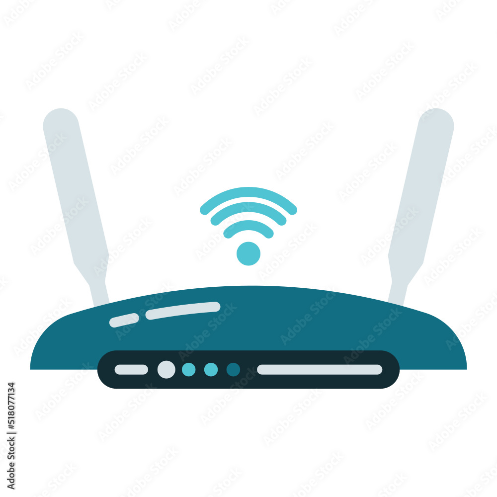 router icon on transparent background Stock Vector | Adobe Stock