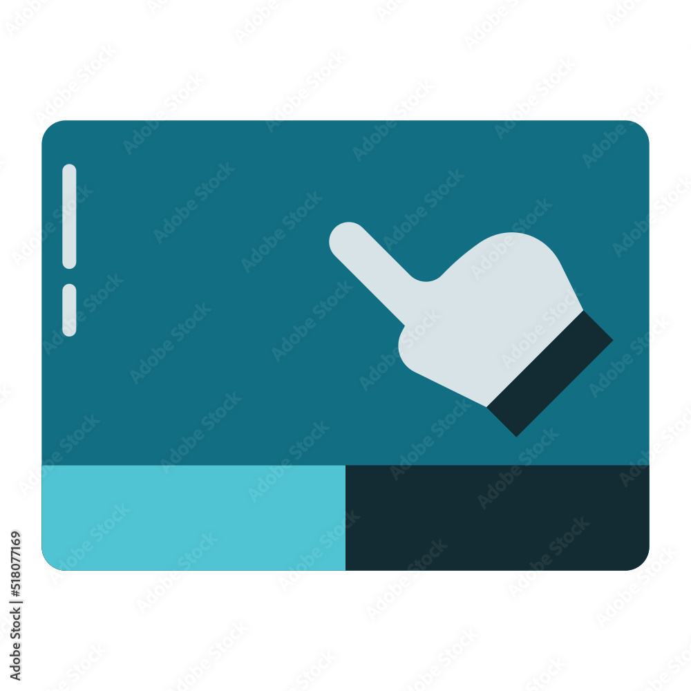 laptop touchpad icon on transparent background Stock Vector | Adobe Stock