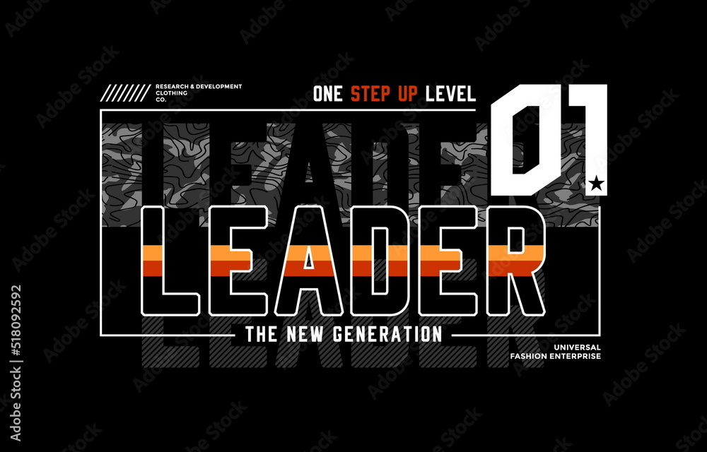 Leader new generation, modern and stylish motivational quotes ...