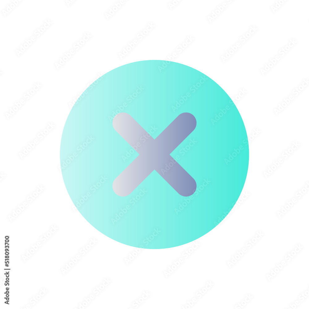 Delete Button Green Icon