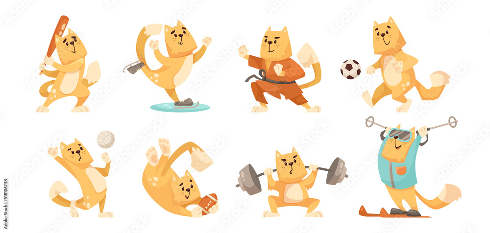 Animals Playing Volleyball