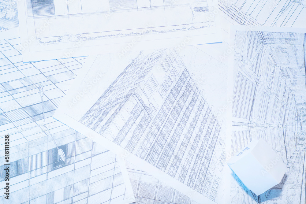 Background on the theme of construction and real estate insurance with ...