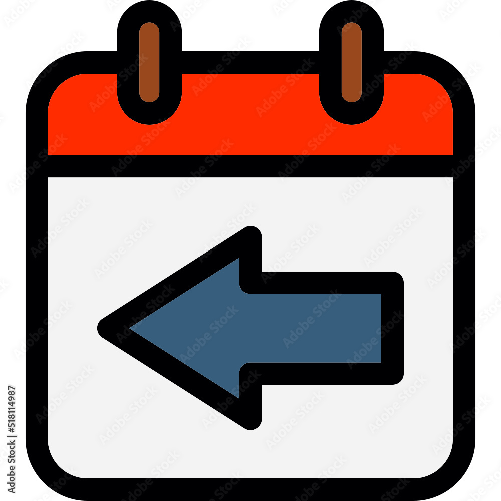 Yesterday Icon vector de Stock | Adobe Stock