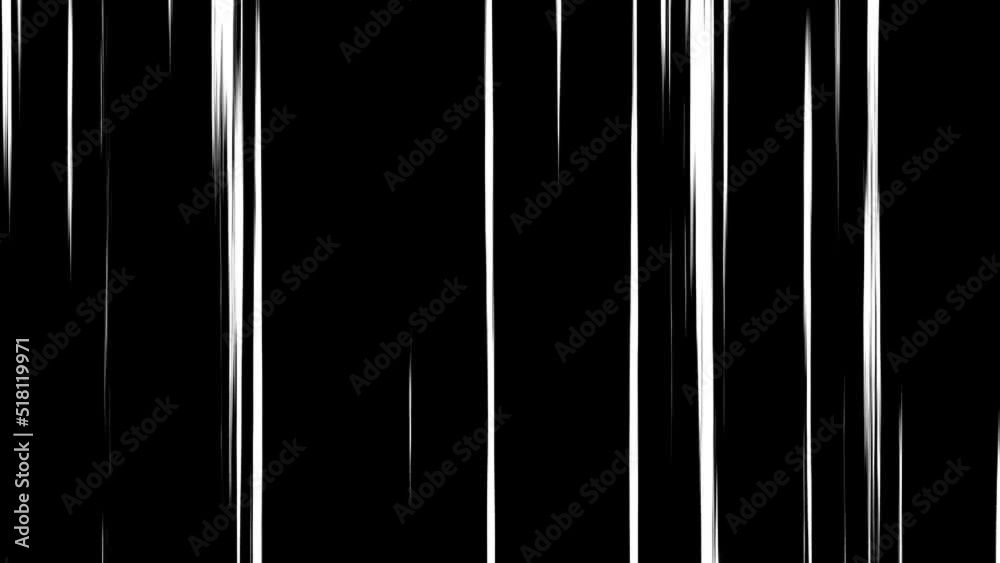 Vidéo Stock Anime speed line background animation on black. Radial ...