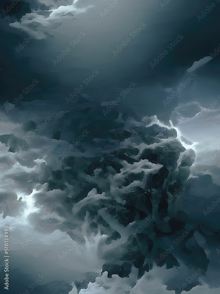 Thunderstorm Clouds Drawing