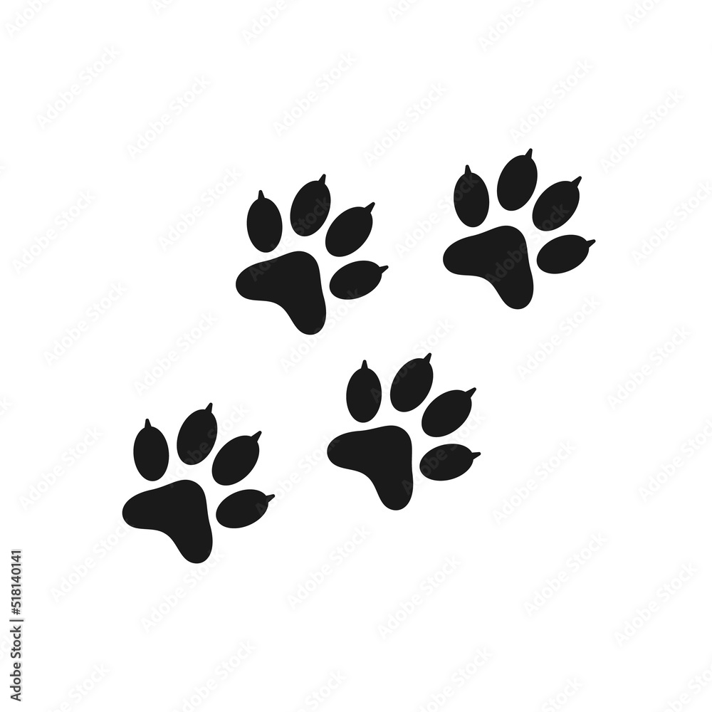 Dog Paw Prints Trail
